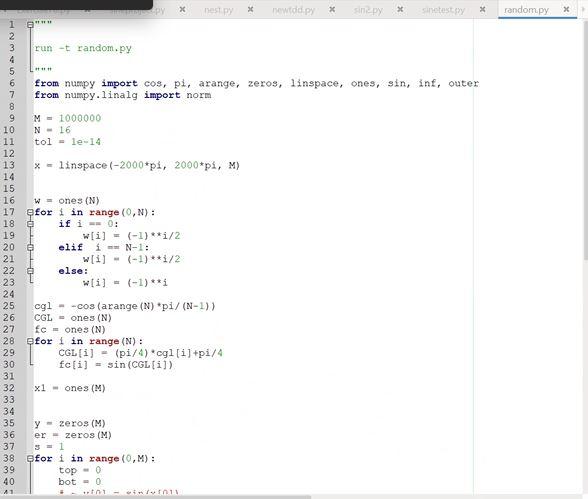 Run −t Random Py From Numpy Import Cos Pi Arange