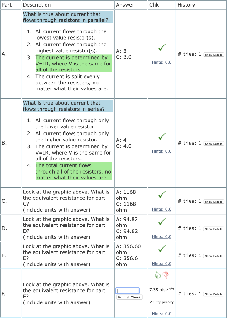 Solved 1. Parte) ---------- Part by --- Part C - Part D 2195 | Chegg.com