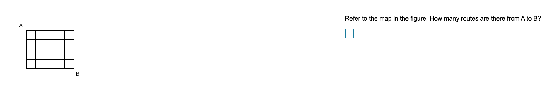 Solved Refer to the map in the figure. How many routes are | Chegg.com