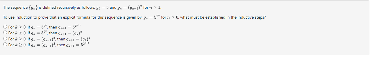 Solved Define the sequence {bn} as follows: b0=4bn=bn−1+2n+3 | Chegg.com