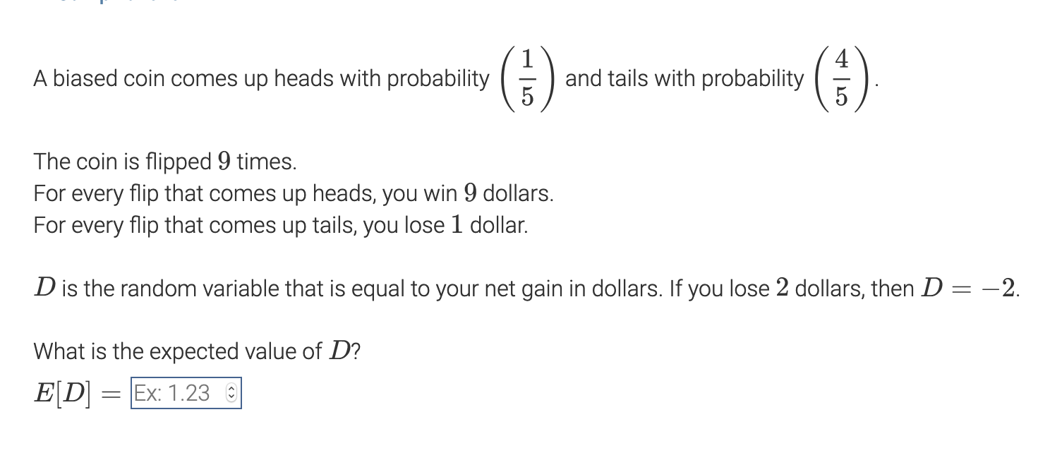 Solved A biased coin comes up heads with probability OTE and | Chegg.com
