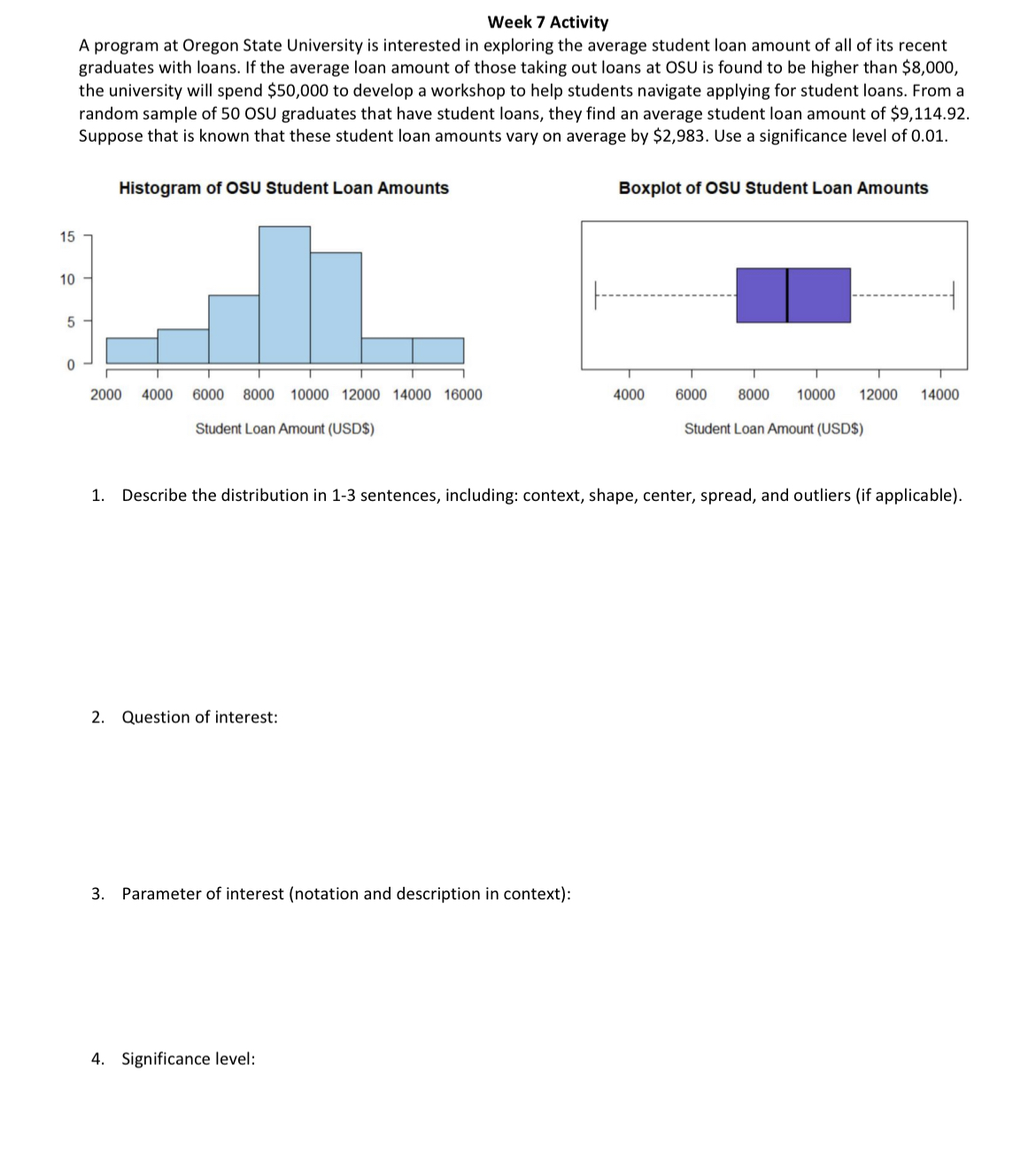 Solved Week 7 Activity A program at Oregon State University | Chegg.com