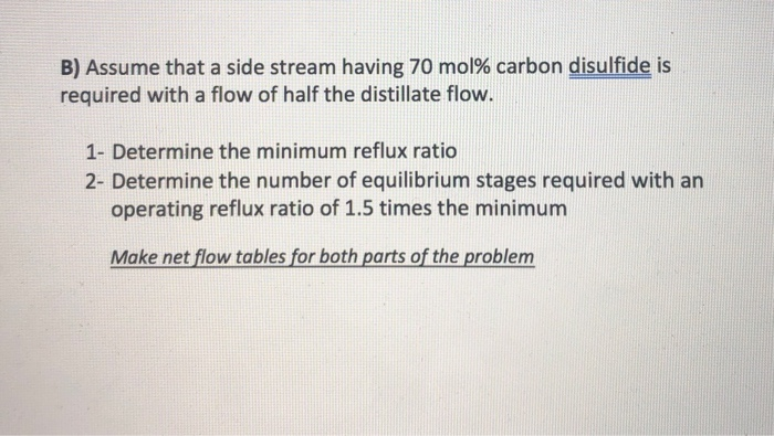 Solved From Text: 7.27. Minimum reflux, boilup, and number | Chegg.com
