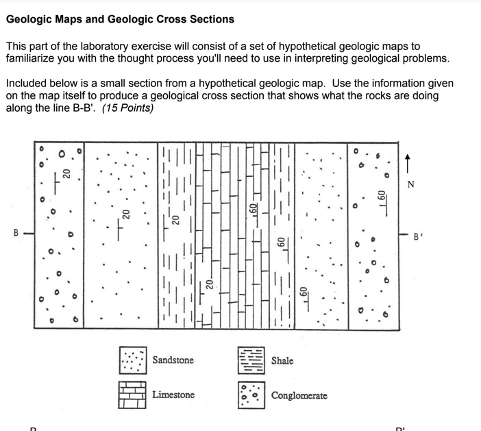 Solved Geologic Maps and Geologic Cross Sections This part | Chegg.com