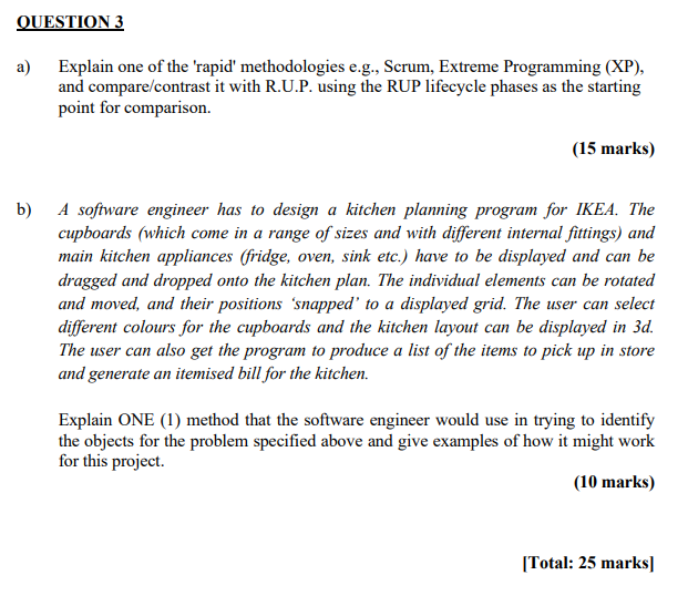 Solved QUESTION 3 a) Explain one of the 'rapid' | Chegg.com