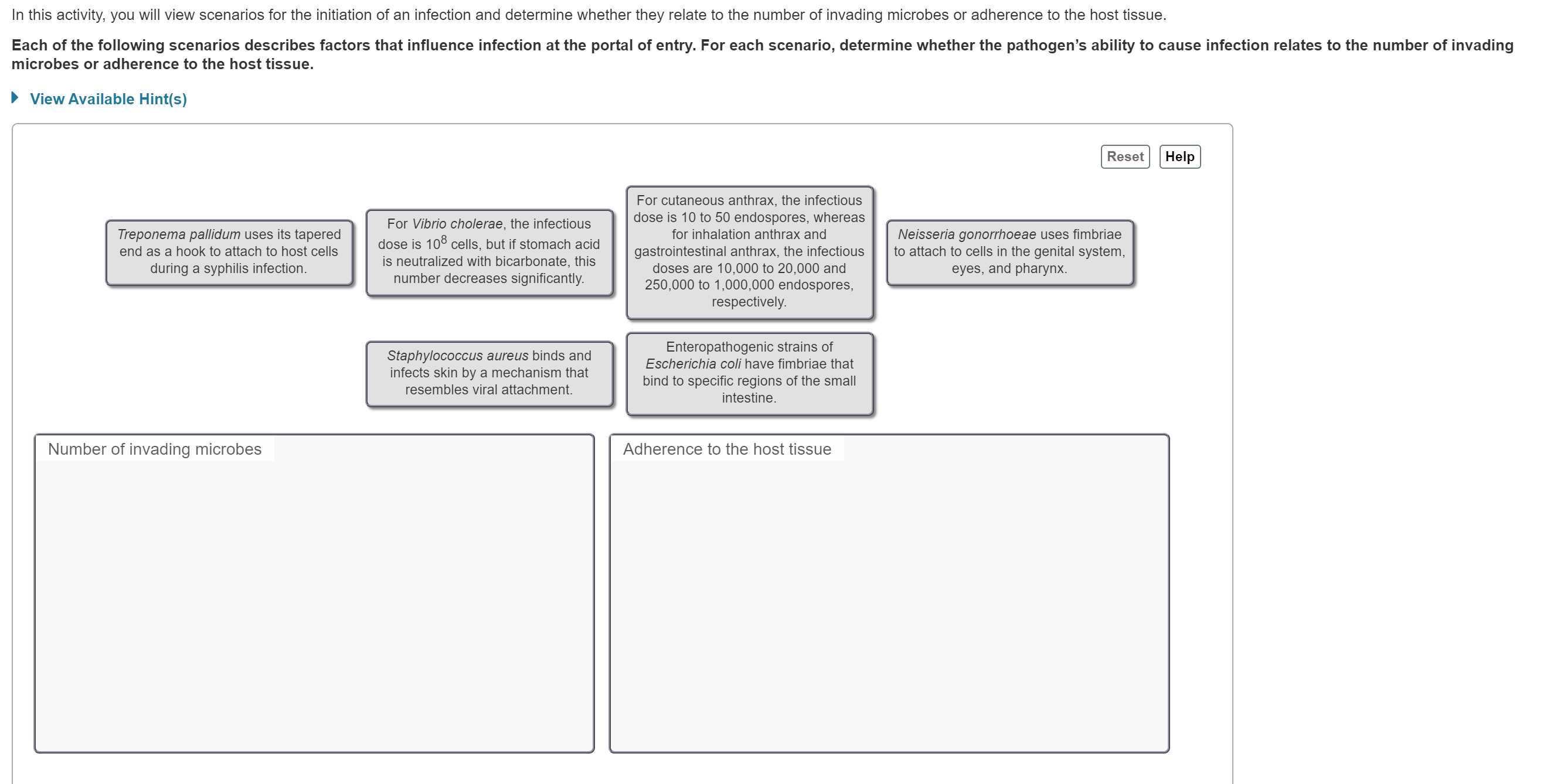 Solved In this activity, you will view scenarios for the | Chegg.com