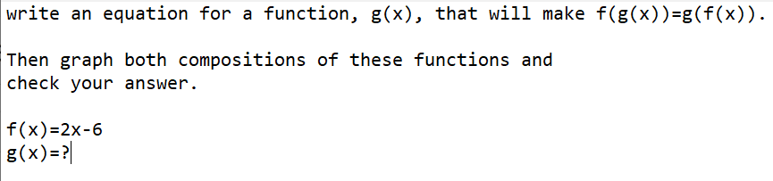 Solved write an equation for a function, g(x), that will | Chegg.com
