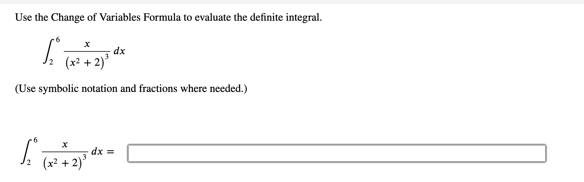 Solved Use the Change of Variables Formula to evaluate the | Chegg.com