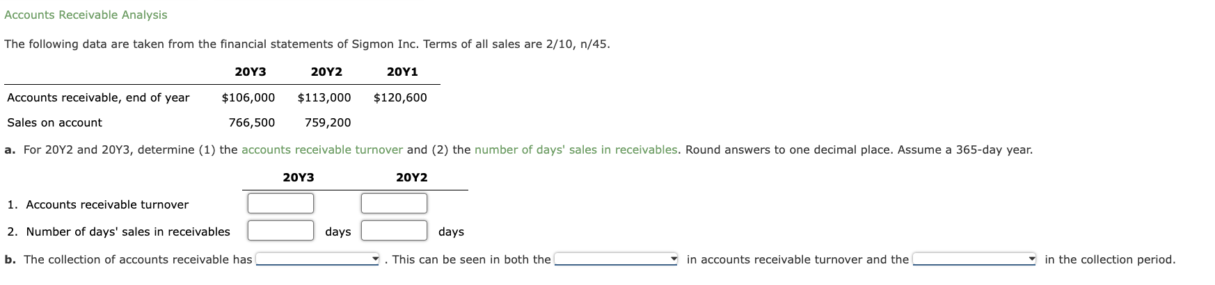 Solved Answer choices for B: 1. -improved -deteriorated | Chegg.com