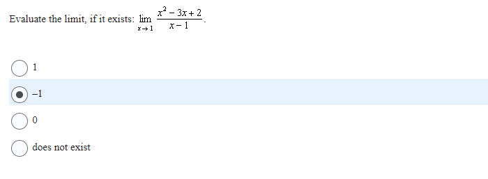 Solved Evaluate the limit, ﻿if it exists: | Chegg.com