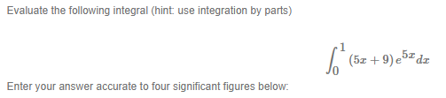 Solved Evaluate the following integral (hint. ﻿use | Chegg.com