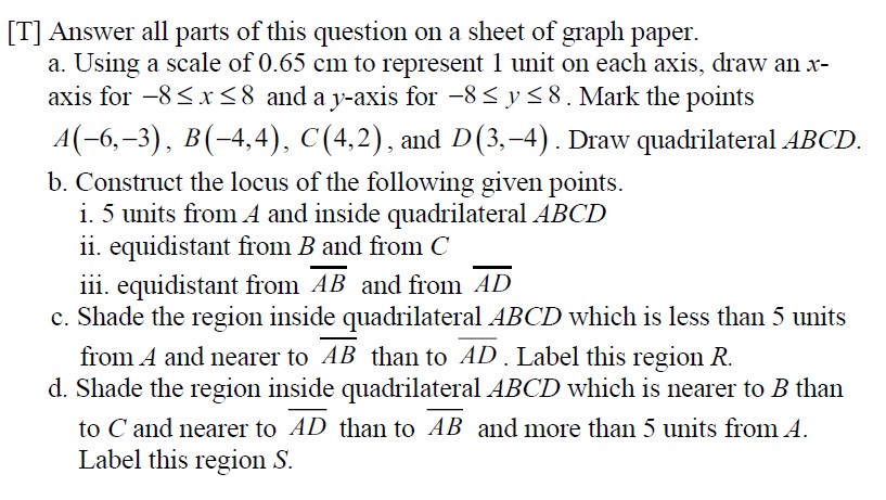 Solved T] Answer all parts of this question on a sheet of | Chegg.com