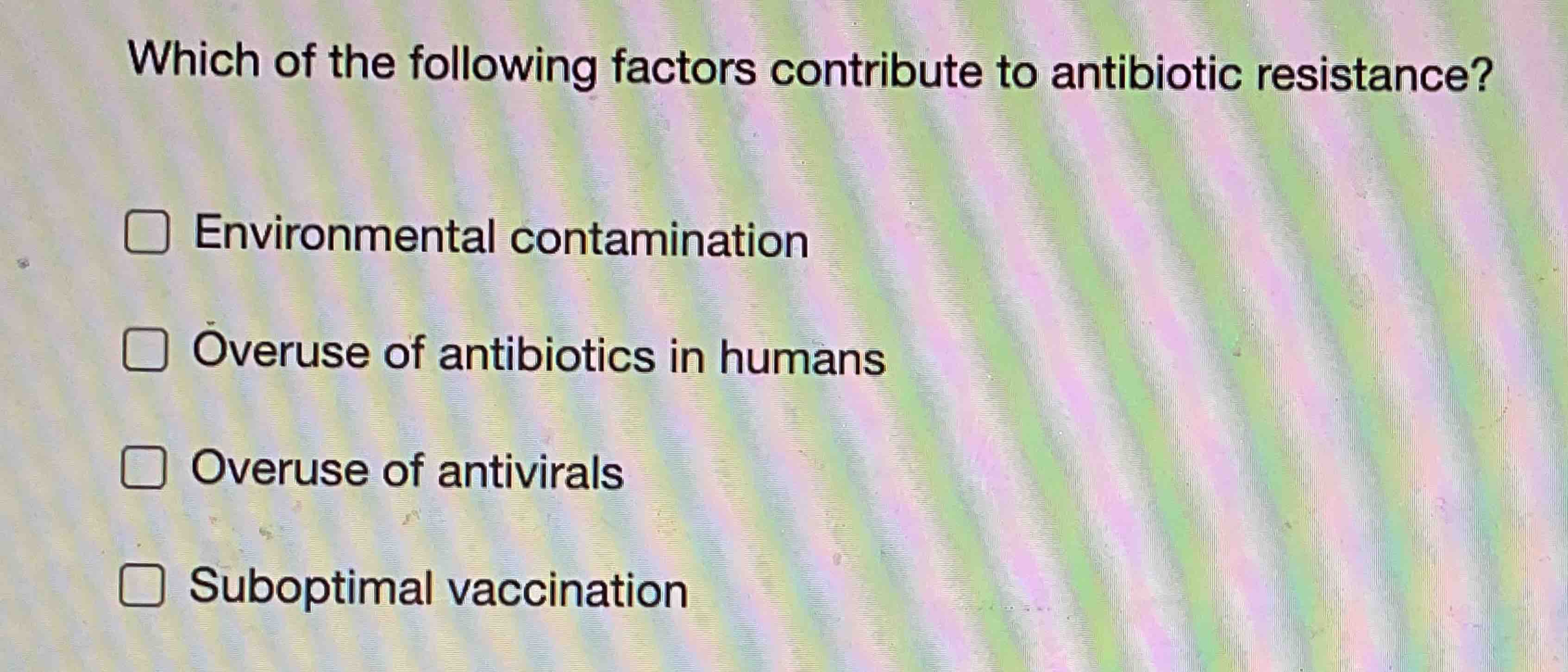 Which of the following factors contribute to | Chegg.com