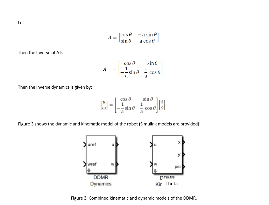 Solved WORK DESCRIPTION 1. Introduction A differential drive | Chegg.com