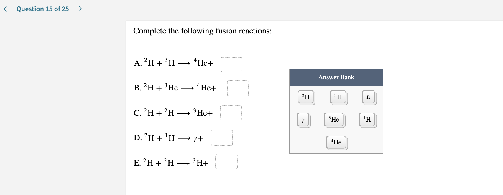 Solved Complete the following fusion | Chegg.com