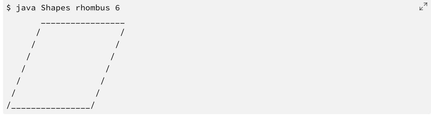 Solved Task 1 - Shapes Write a Java program that takes input | Chegg.com