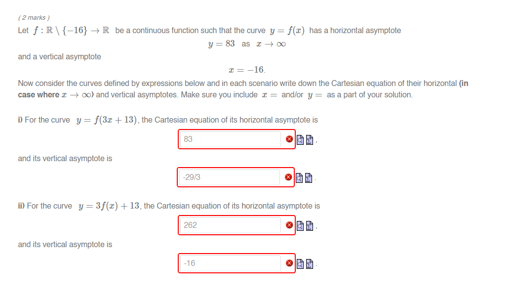Solved Let f:R\{−16}→R be a continuous function such that | Chegg.com