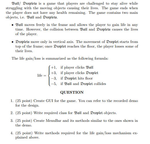 using java and please write comments to explain what | Chegg.com