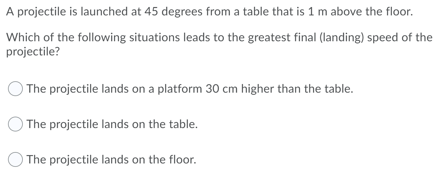 Solved Your launcher is set to O = 68 degrees and the launch | Chegg.com