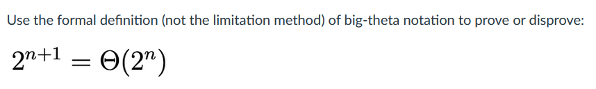 Solved Use the formal definition (not the limitation method) | Chegg.com