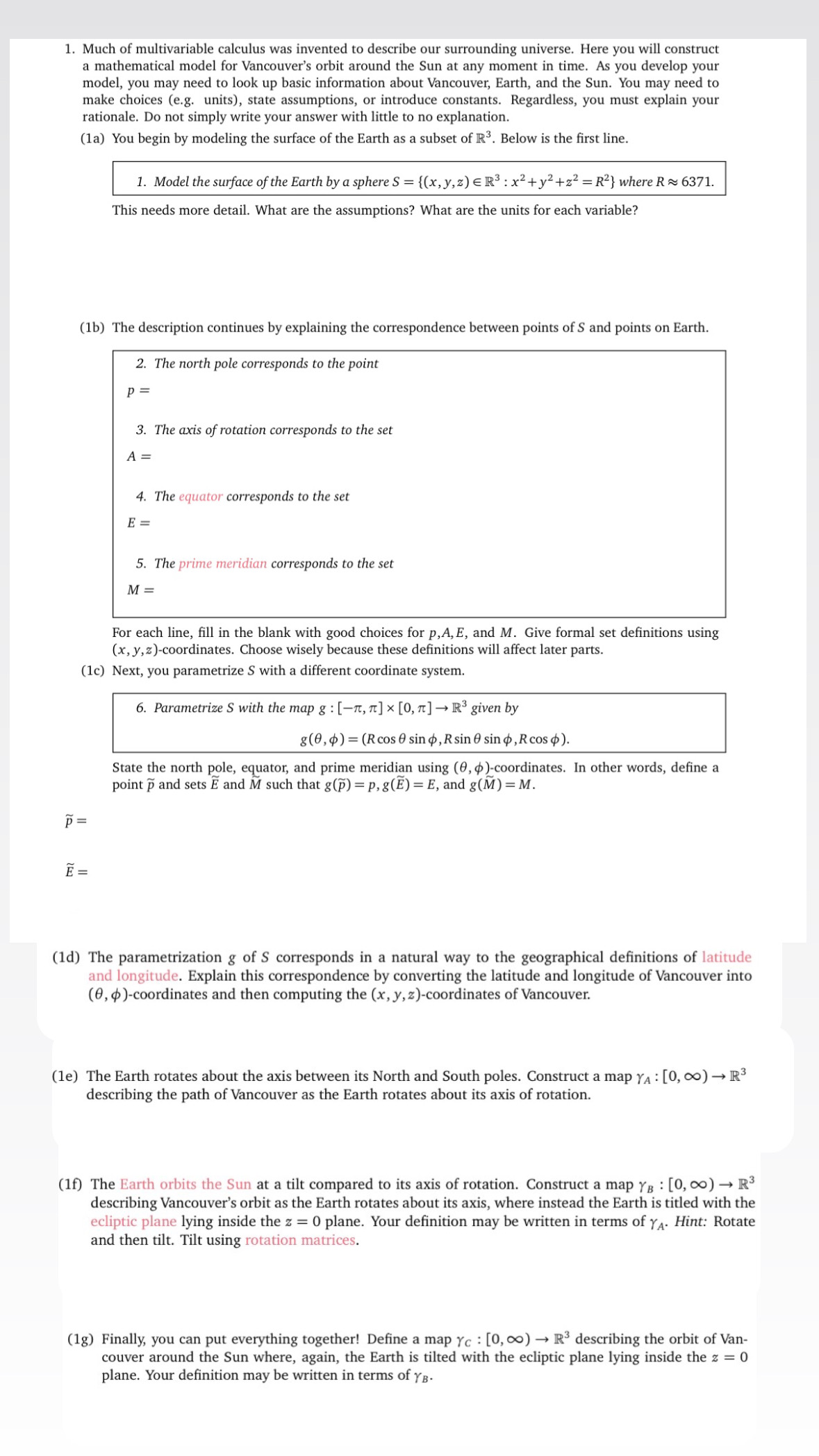 Solved Much of multivariable calculus was invented to | Chegg.com