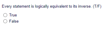 Solved The converse of any logical implication is logically | Chegg.com