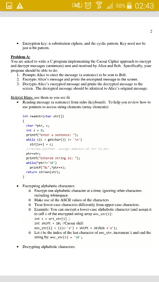 a E A NO 81% 15:05 Introduction to C - Programming | Chegg.com