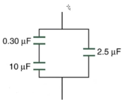 Solved Find the total Capacitance of the combination of | Chegg.com