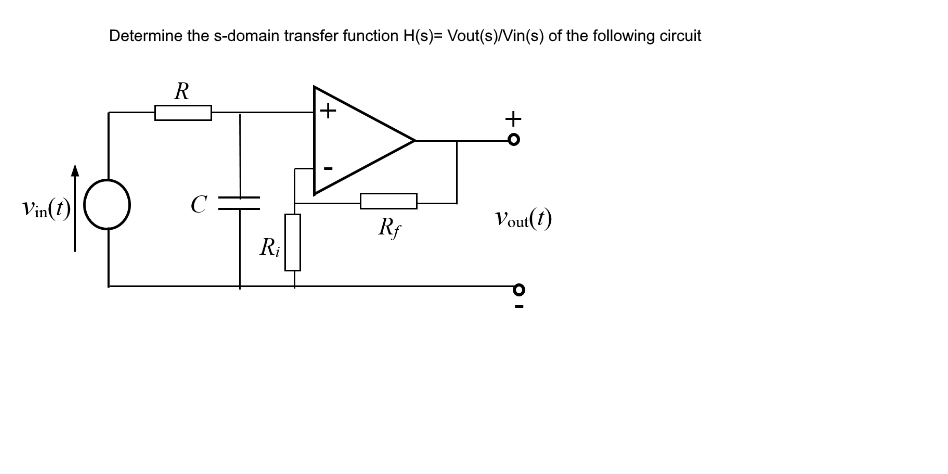 Solved Determine the s-domain transfer function H(s)= | Chegg.com