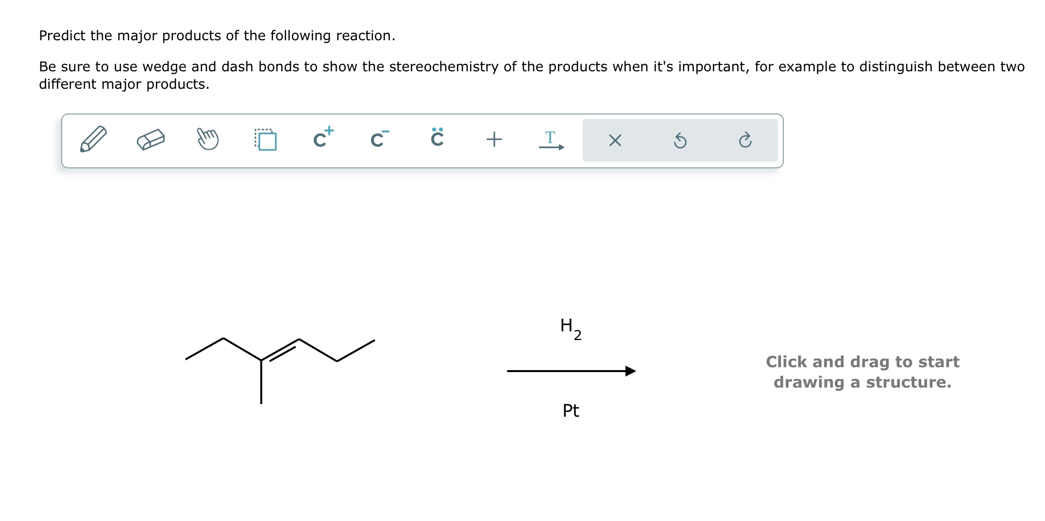 Solved Predict the major products of the following reaction. | Chegg.com