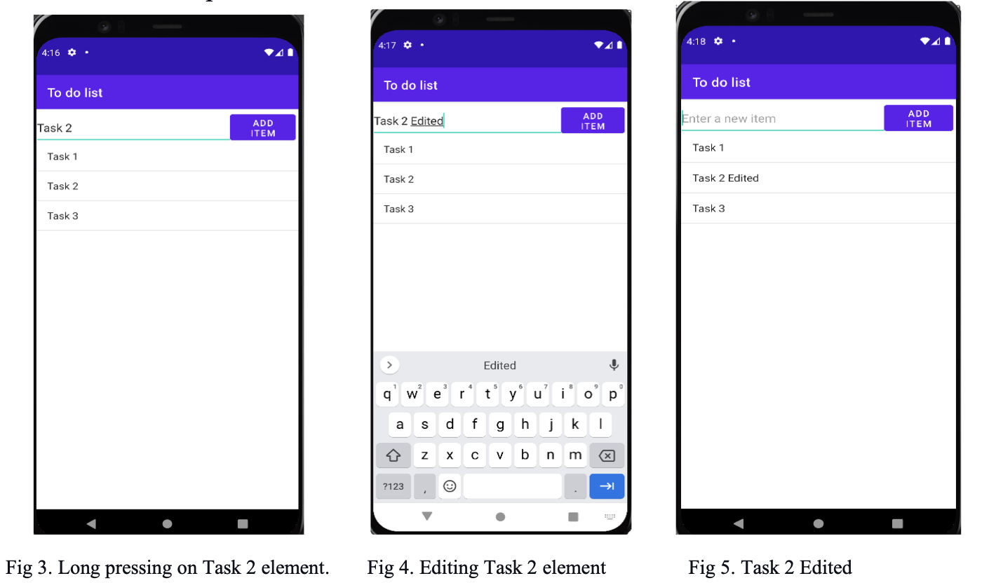 Solved Create a To-Do List application similar to the | Chegg.com