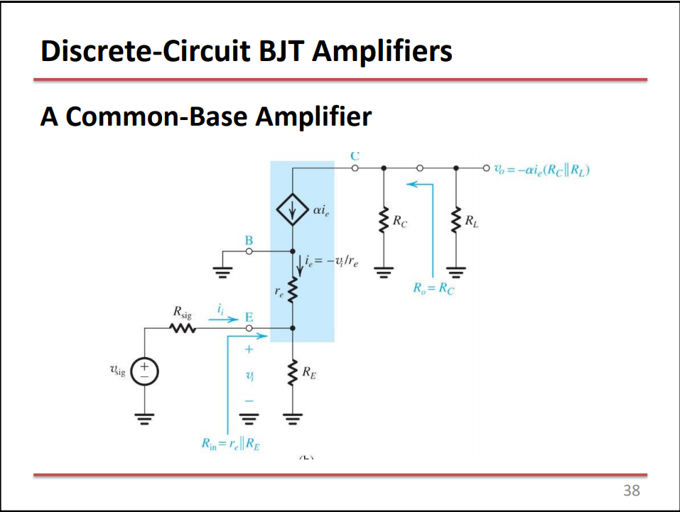 Solved Discrete Circuit BJT Amplifiers A Common-Base | Chegg.com