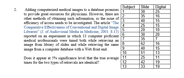Solved 2. Adding computerized medical images to a database | Chegg.com
