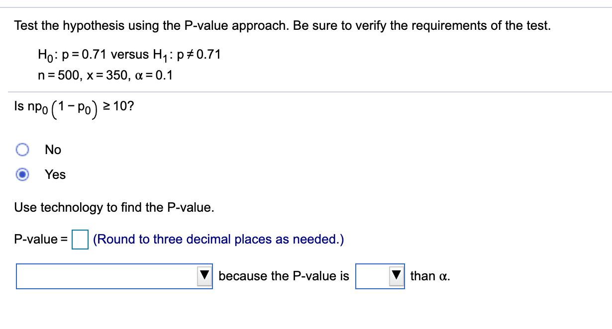 Solved Test the hypothesis using the P-value approach. Be | Chegg.com
