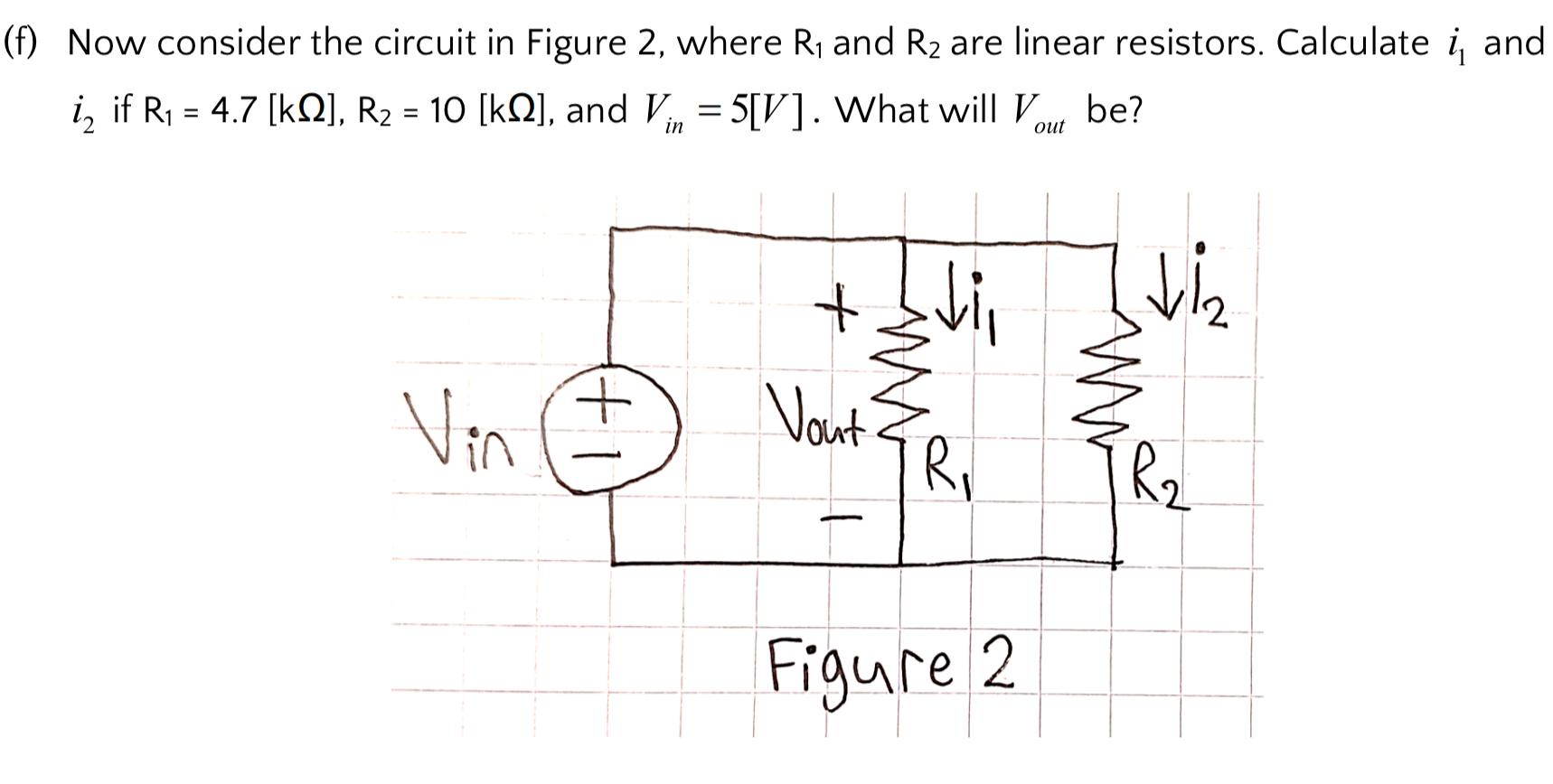 Solved (a) Consider the circuit in Figure 1 , where R1 and | Chegg.com