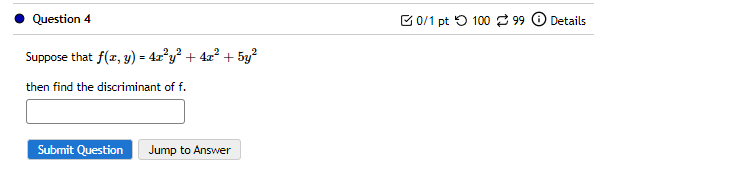 Solved f(x,y)=4x2y2+4x2+5y2 | Chegg.com