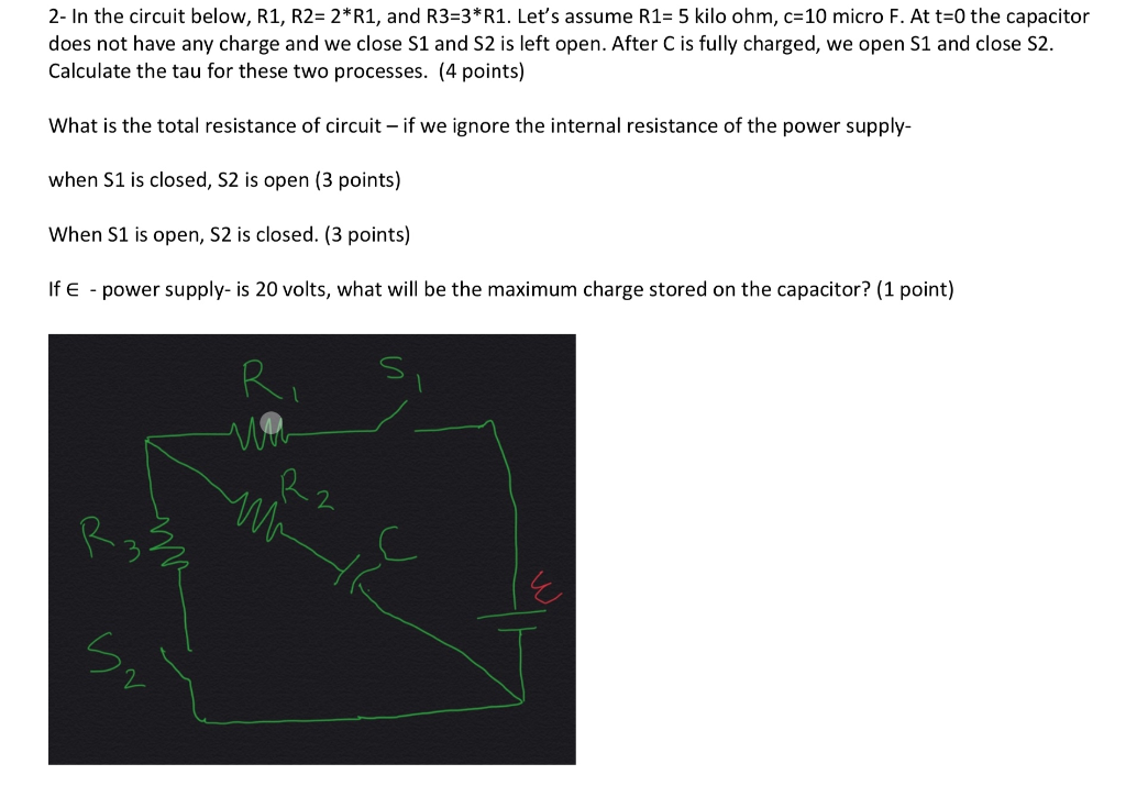 Solved 2- In the circuit below, R1, R2= 2*R1, and R3=3*R1. | Chegg.com
