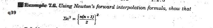 Solved Himple 7.6. Using Newton's forward interpolation | Chegg.com