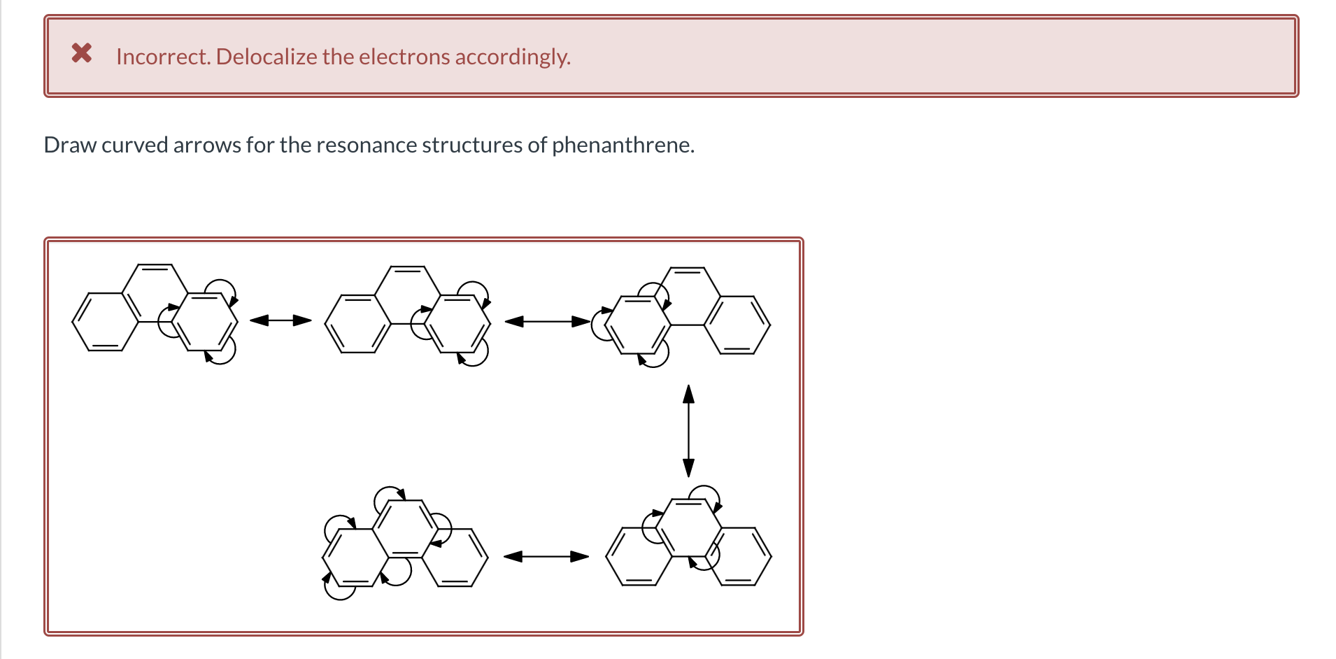 Solved Draw curved arrows for the resonance structures | Chegg.com