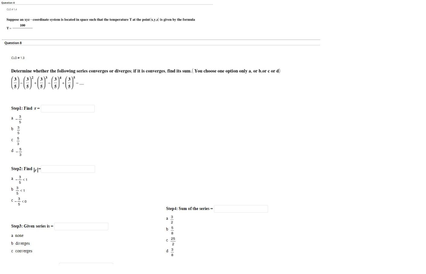 Solved Question 4 Lũ 1,4 Suppose an xyz-coordinate system is | Chegg.com