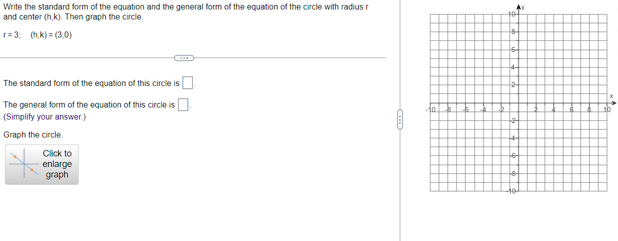 Solved Write the standard form of the equation and the | Chegg.com Solved Write the standard form of the equation and the | Chegg.com