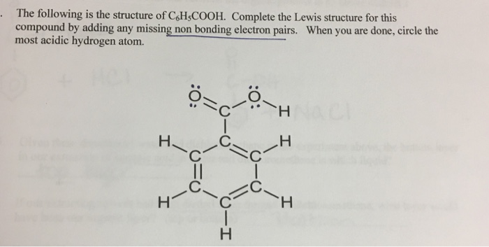 Solved The following is the structure of C_6H_5COOH. | Chegg.com