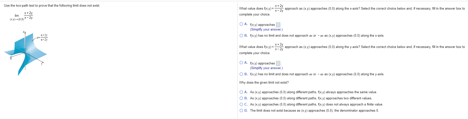Solved Use the two-path test to prove that the following | Chegg.com