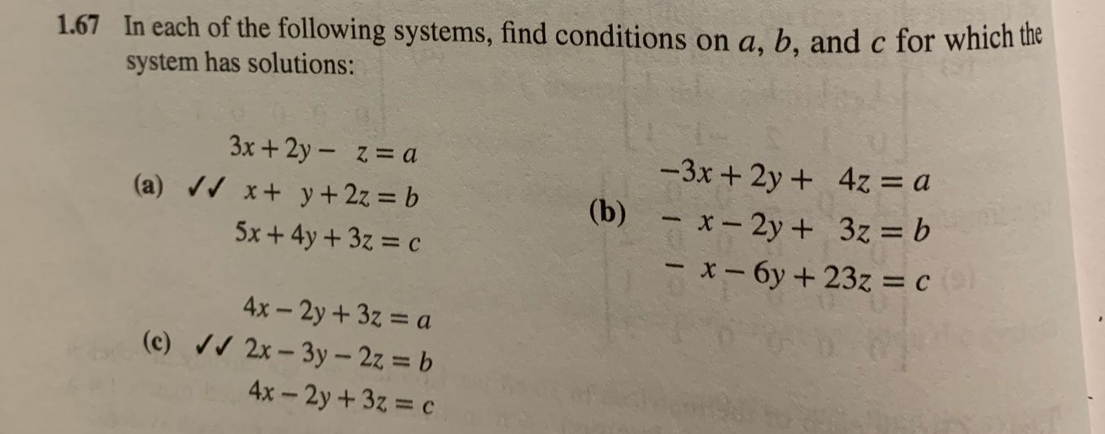 Solved 1.67 In each of the following systems, find | Chegg.com