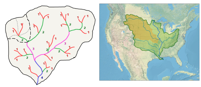 Solved The confluence of the Missouri and Mississippi rivers | Chegg.com