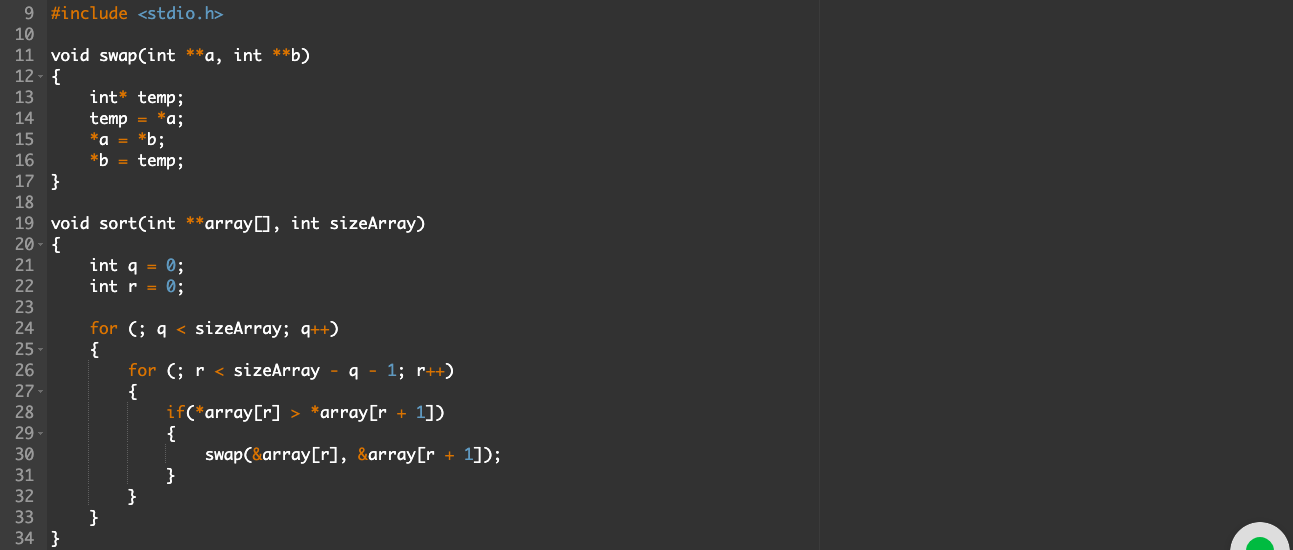 Solved C Language My Only Problem Is That My Pointer Array 7366