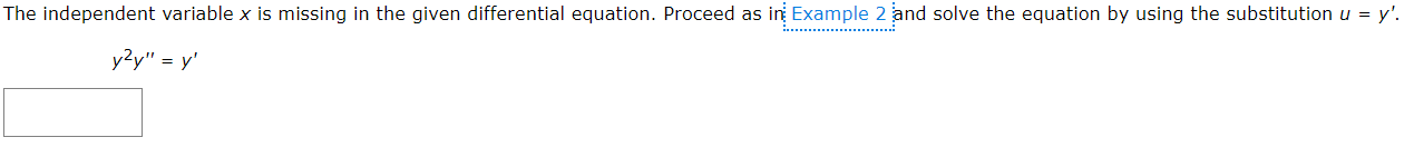 Solved The independent variable x is missing in the given | Chegg.com