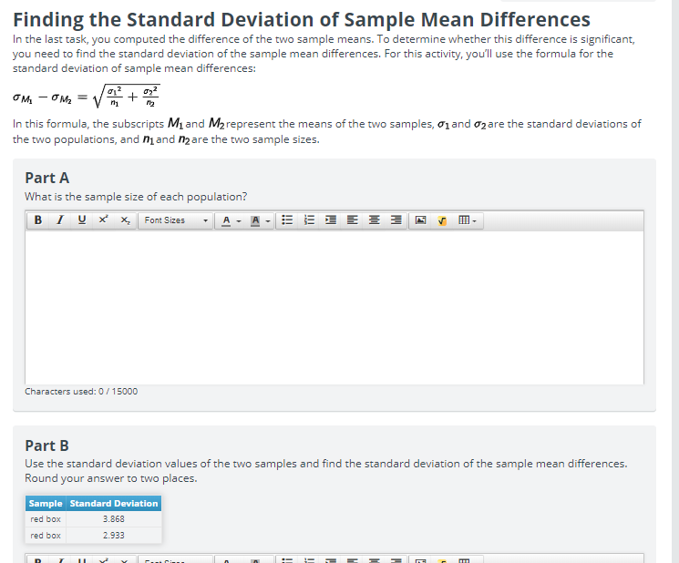 Solved Finding the Standard Deviation of Sample Mean | Chegg.com