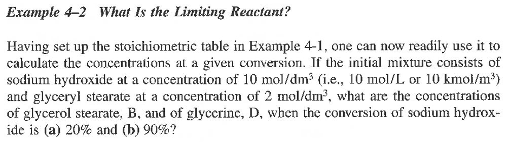 Solved Example 4-2 What is the Limiting Reactant? Having set | Chegg.com