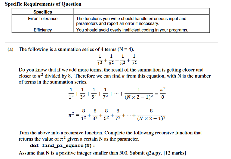 Solved (a) The following is a summation series of 4 terms | Chegg.com